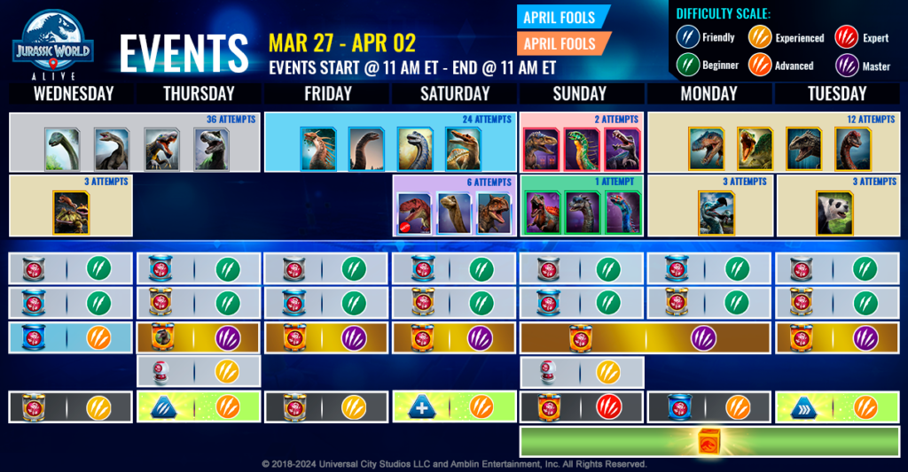 April Fools 2024 - Jurassic World Alive