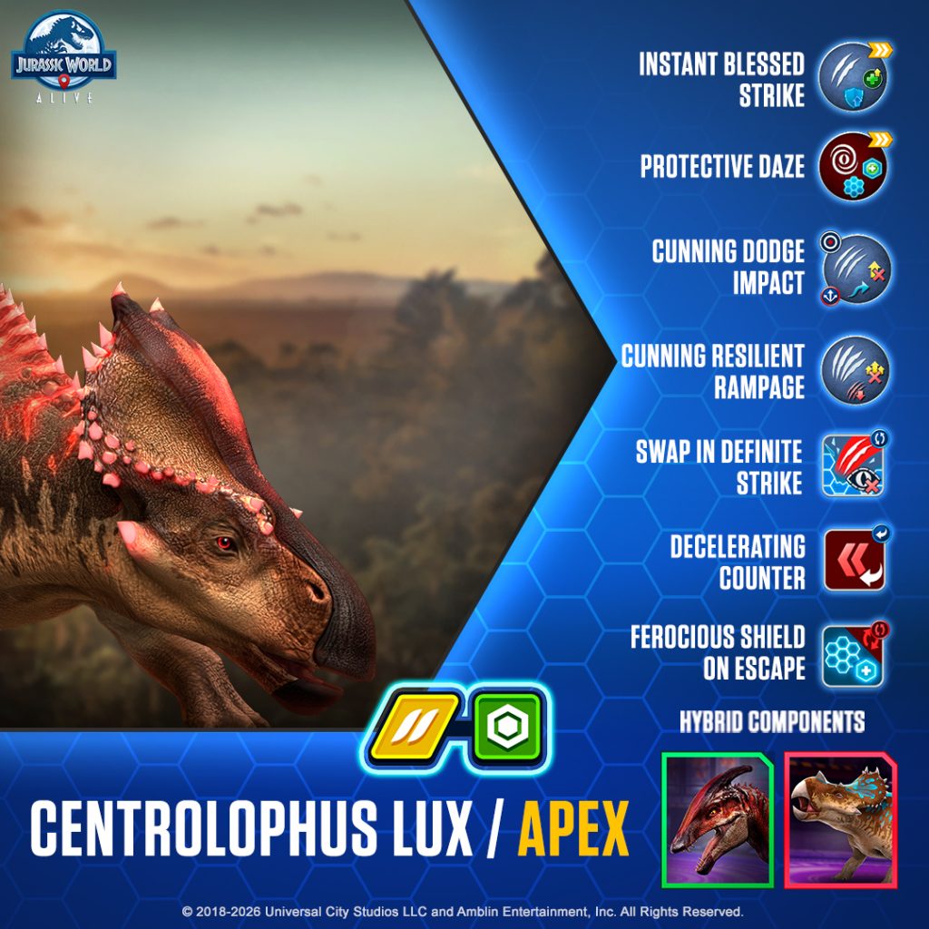 Update 3.18 - Release Notes - Jurassic World Alive